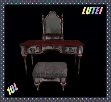 Second Life Marketplace - [LUTEI] Victorian Dressing Table
